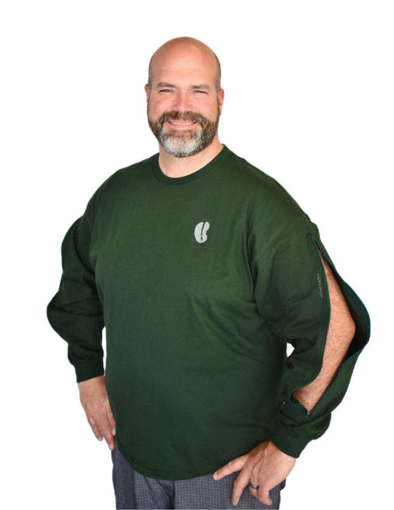 Men’s Left Arm Long Sleeve T-Shirt - Hemowear